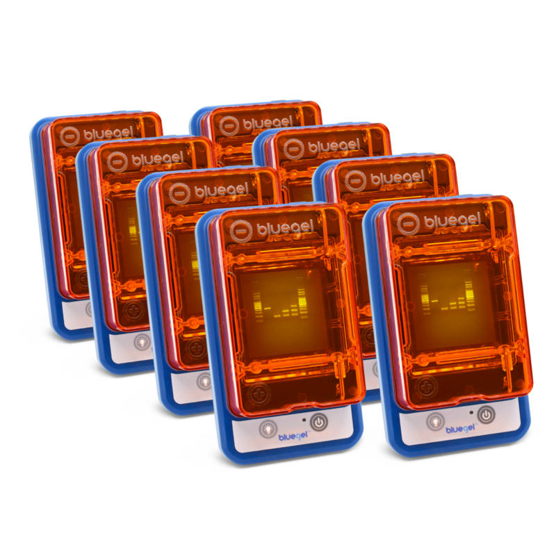 blueGel™ electrophoresis with built-in transilluminator – miniPCR bio